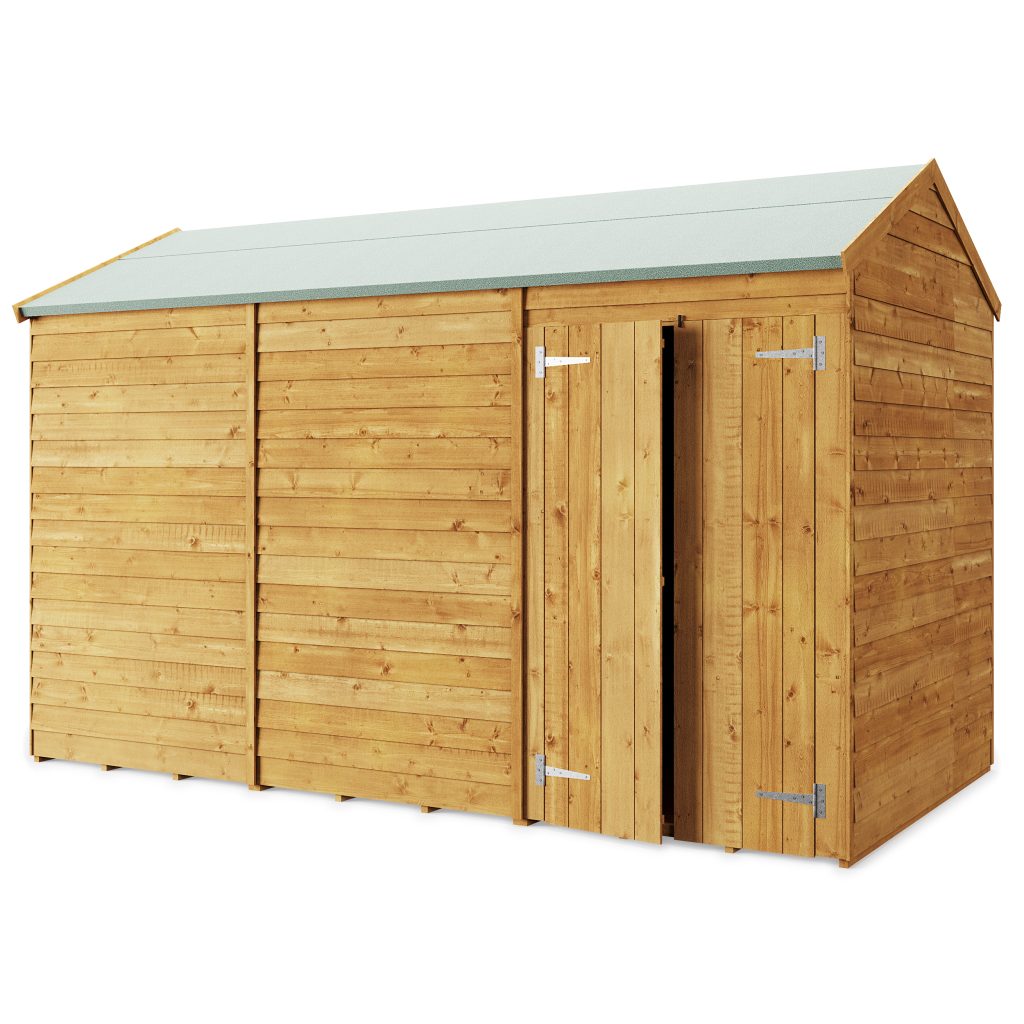 Store More Overlap Apex Shed - 12x6 Windowless - Simpsons Timber