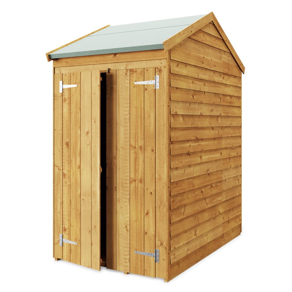 Store More Overlap Apex Shed - 4x6 Windowless - Simpsons Timber