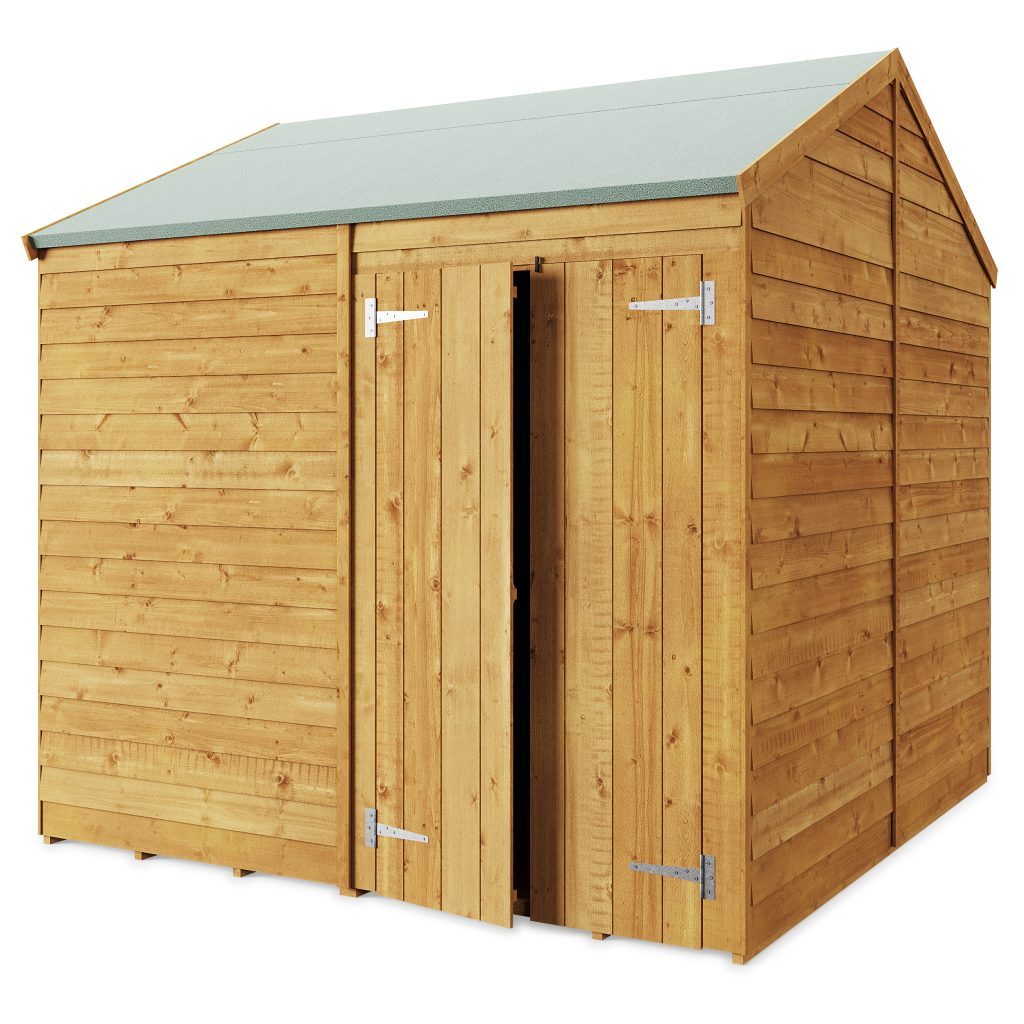 Store More Overlap Apex Shed - 4x8 Windowed - Simpsons Timber