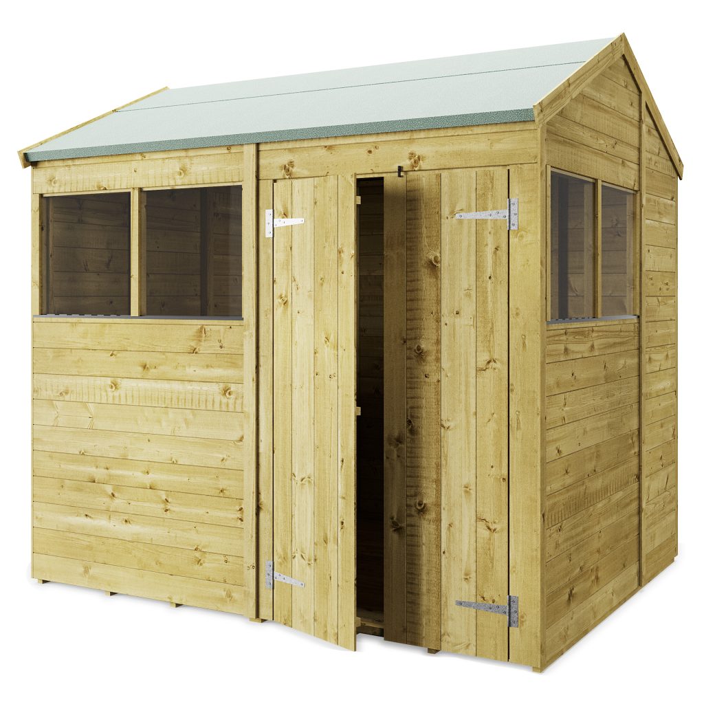 Store More Tongue and Groove Apex Shed - 8x6 Windowed - Simpsons Timber
