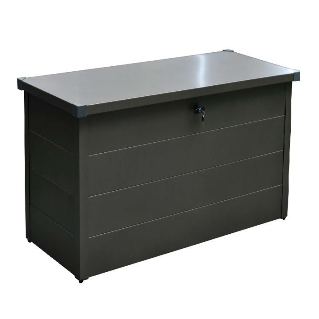 Falcon 400L Heavy Duty Garden Storage Box - Dark Grey - Simpsons Timber